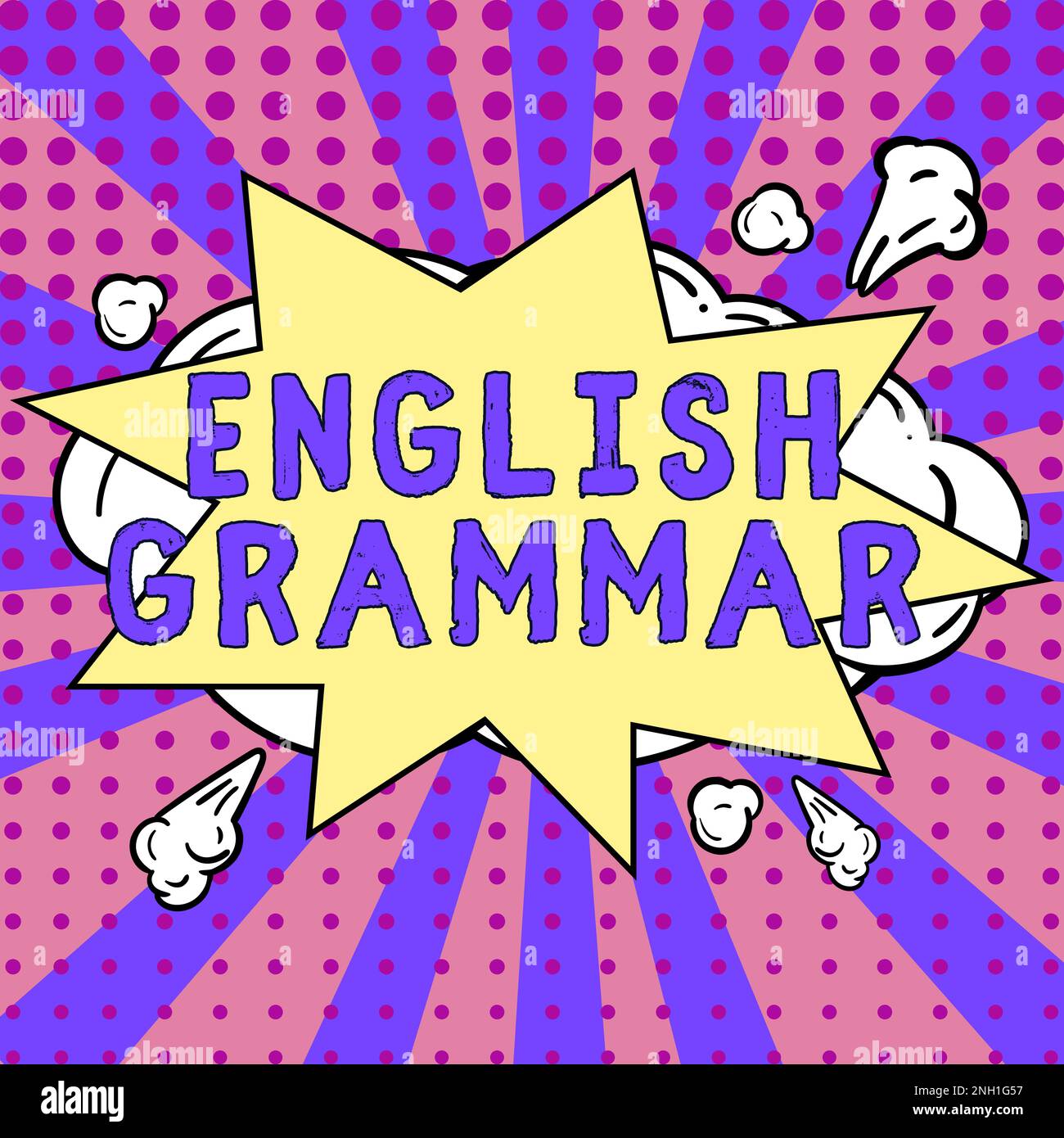 Sign displaying English Grammar. Concept meaning courses cover all ...