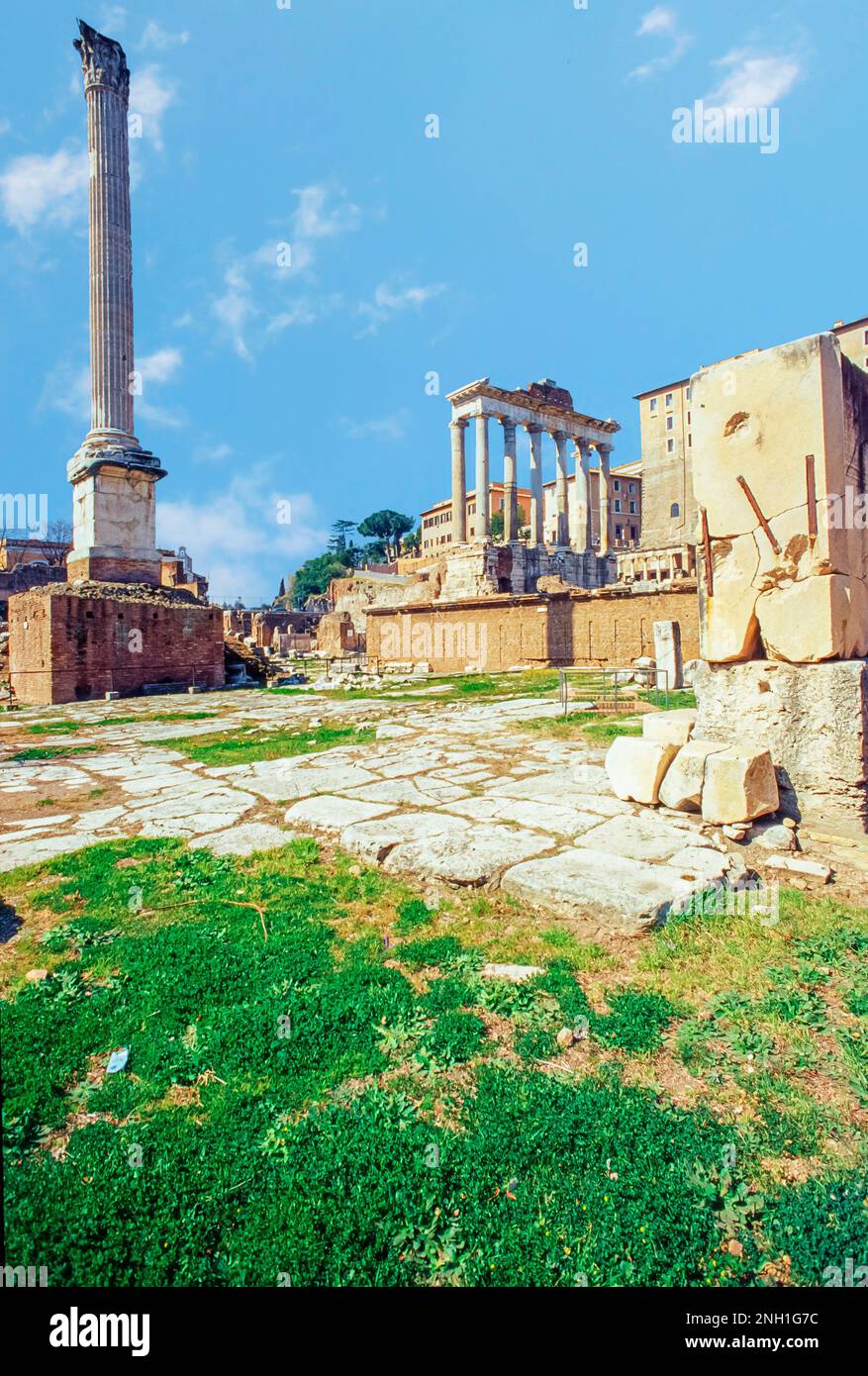 Fori imperiali columns hi-res stock photography and images - Alamy