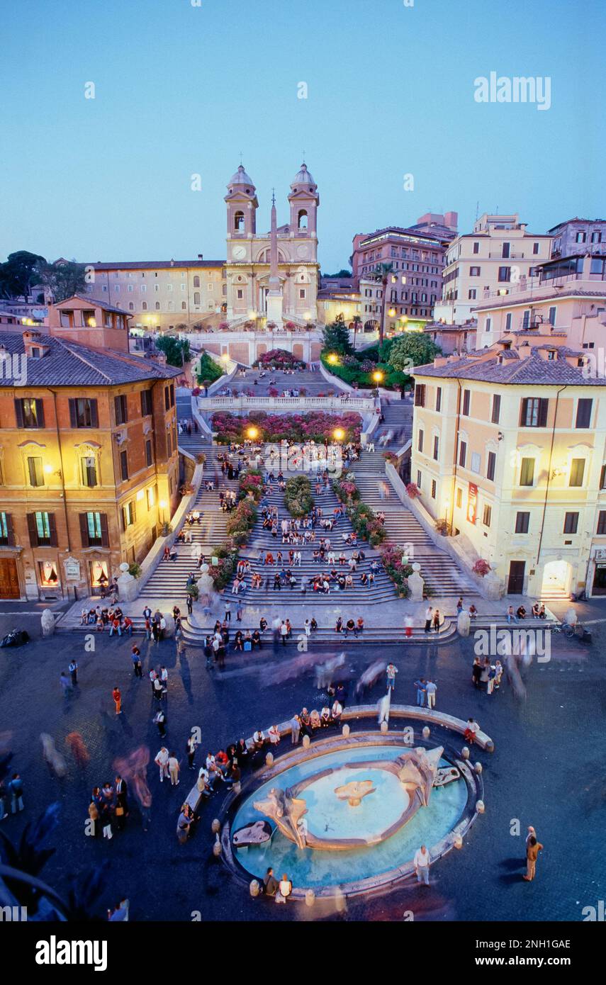 rome italy Piazza di spagna Stock Photo - Alamy