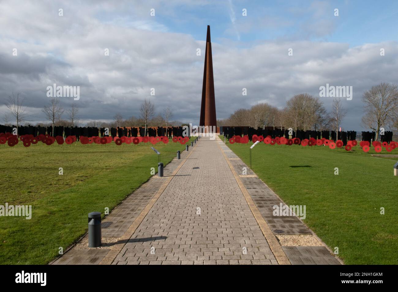 War memorial at the International Bomber Command Centre, Lincoln ...