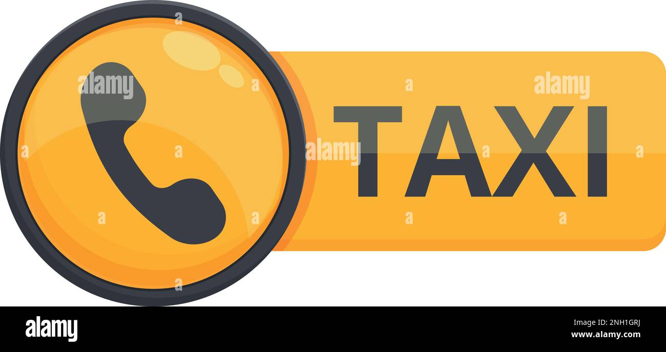 Taxi service call icon cartoon vector. Car driver. Man mobile Stock ...