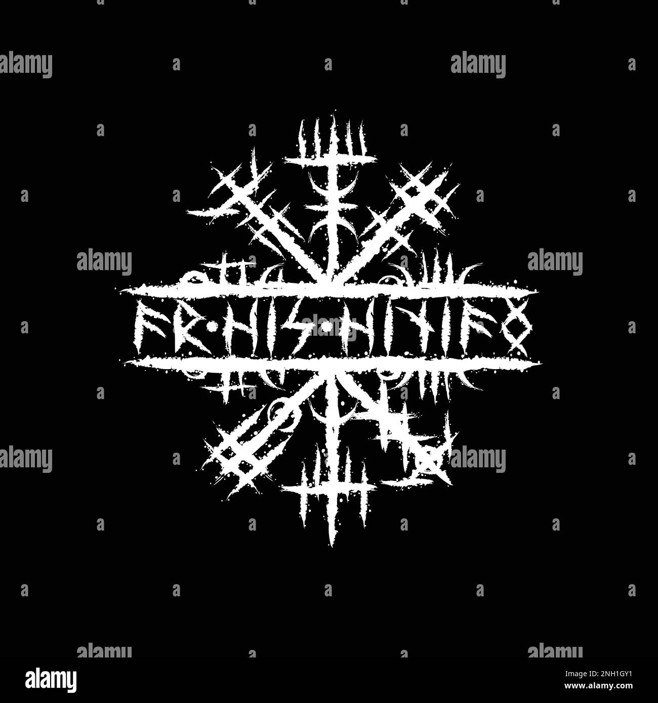 Runic viking text and signs Stock Vector Image & Art - Alamy