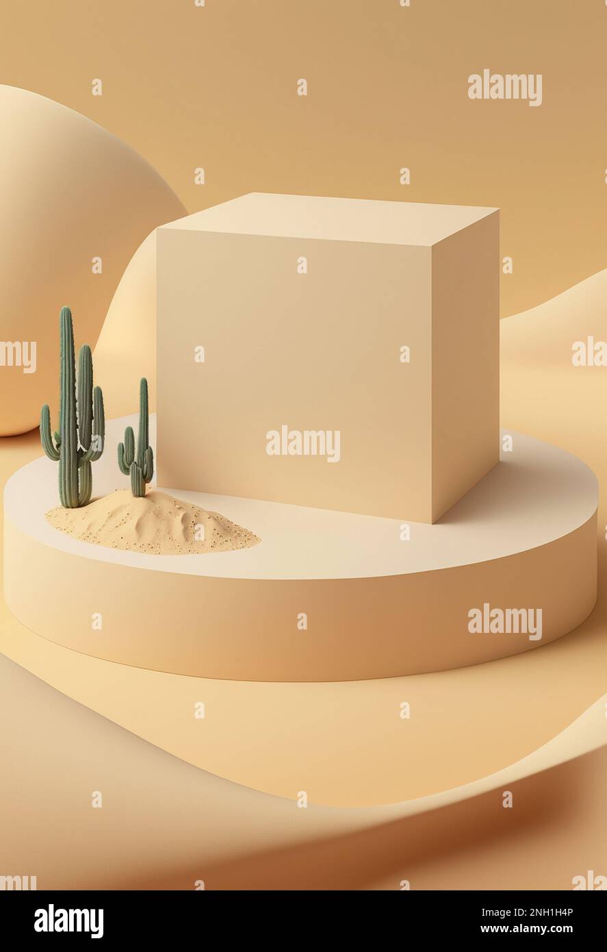 Podium for product advertisement or restaurant menus Stock Photo - Alamy