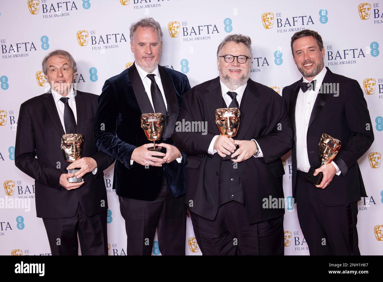 Gary Ungar, from left, Mark Gustafson, Guillermo del Toro and Alex ...
