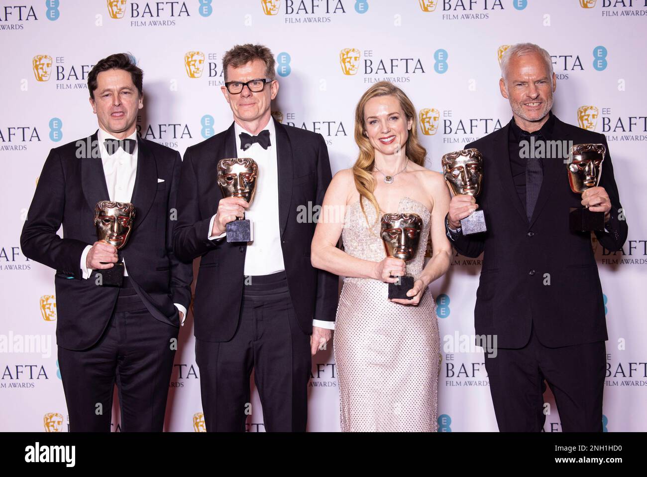 Peter Czernin, from left, Graham Broadbent, Kerry Condon and Martin ...
