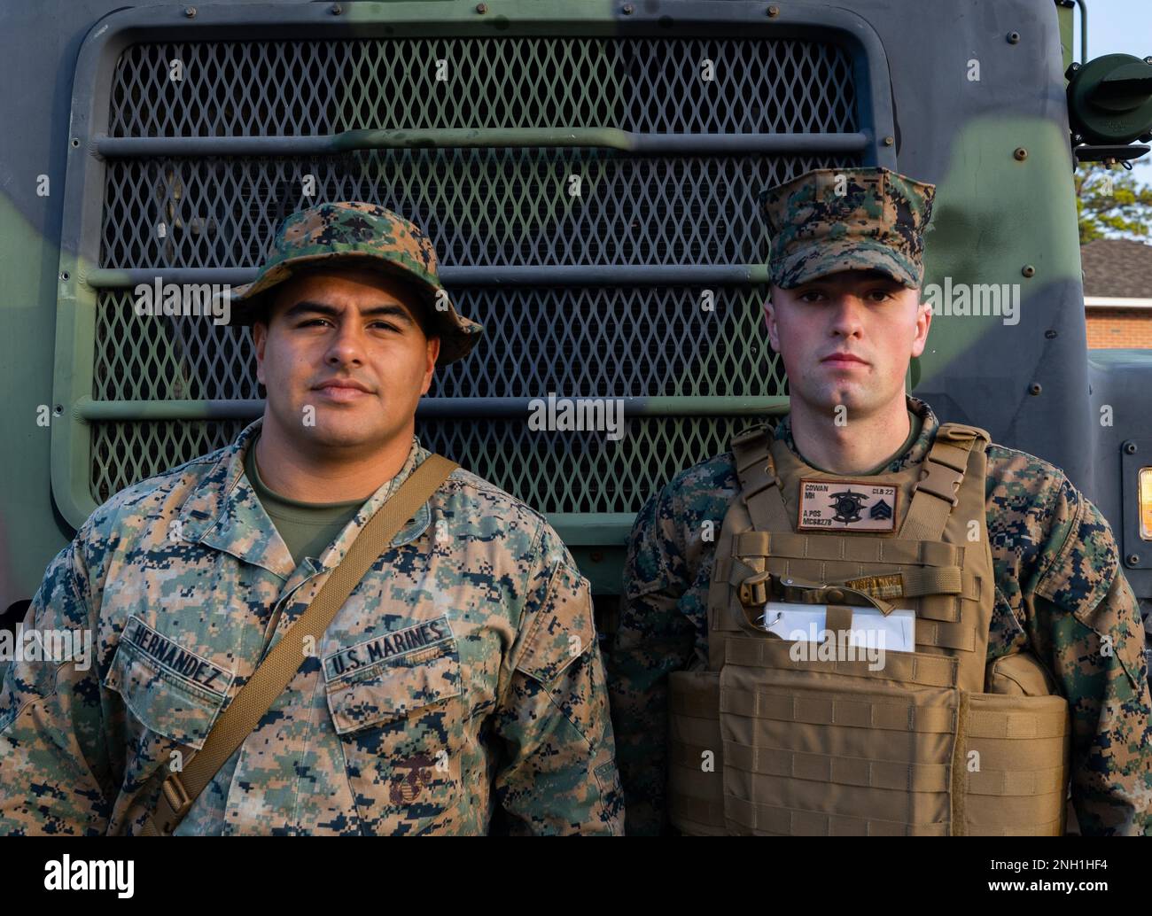 U.S. Marine Corps 1st Lt. Luis Hernandez, a combat engineer officer and ...