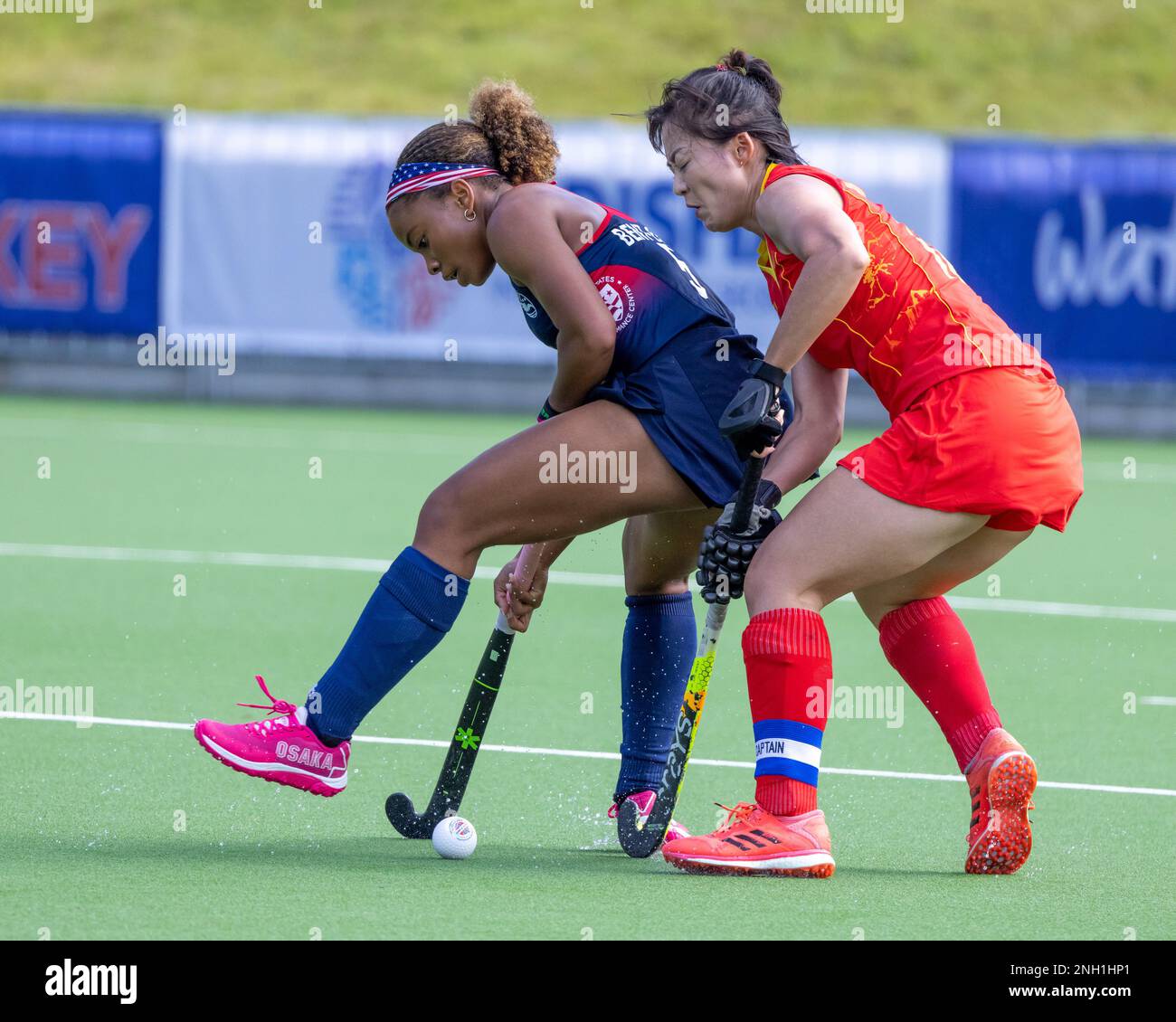 Wellington, New Zealand. 20th Feb, 2023. Olivia Bent-Cole (5 USA ...