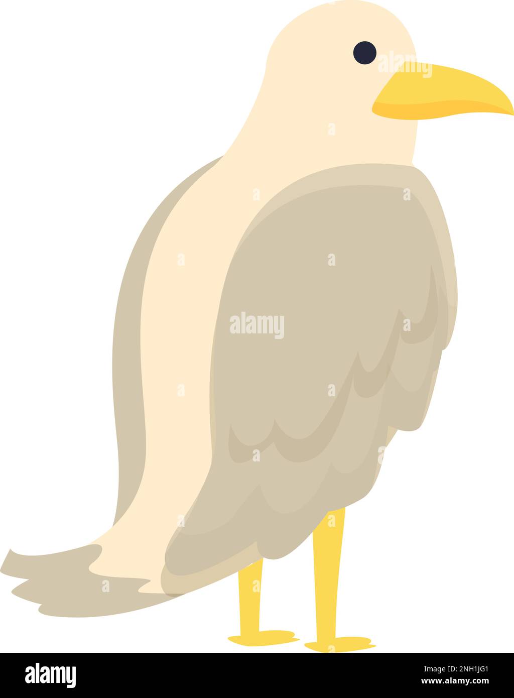 Sky seagull icon cartoon vector. Sea fly. Marine animal Stock Vector ...