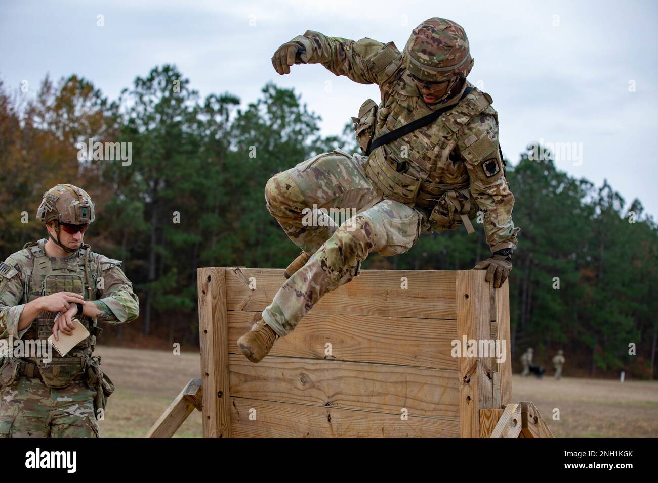 A Soldier from the 35th Corps Signal Brigade finishes a stress shoot ...