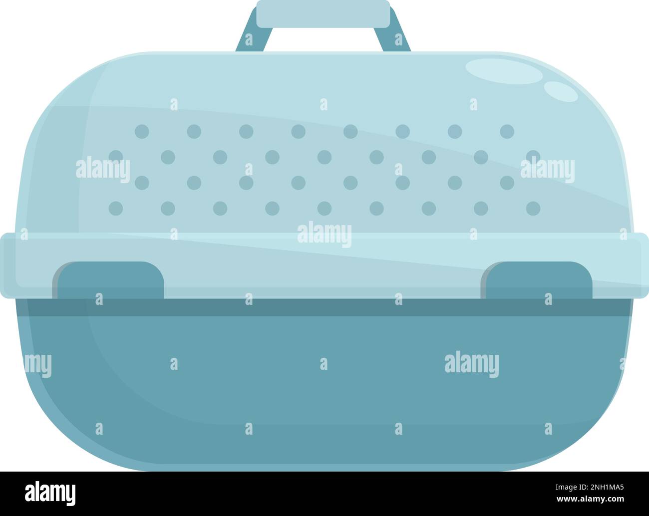 Plastic box icon cartoon vector. Pet cage. Carry transport Stock Vector ...