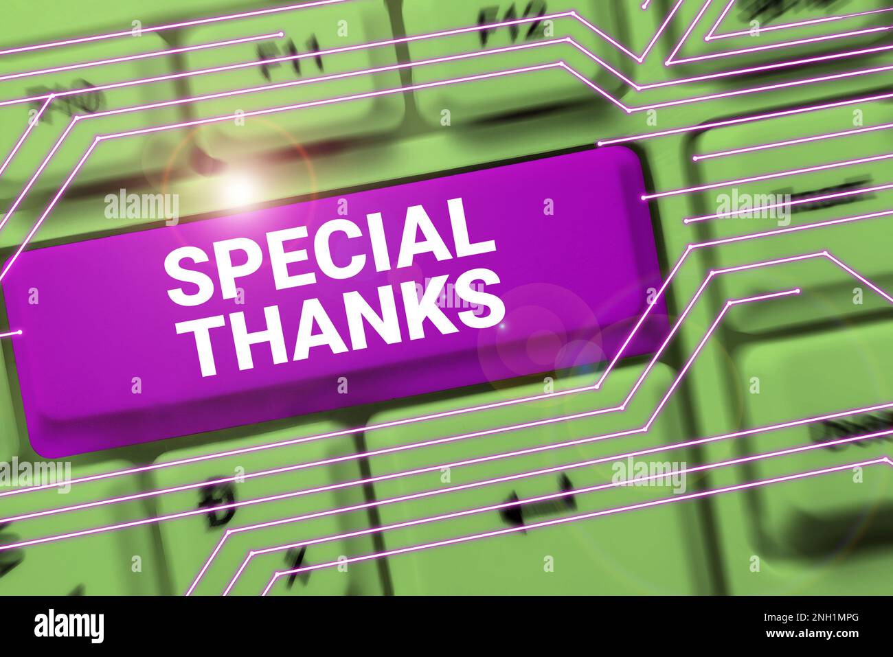 Text showing inspiration Special Thanks. Business approach expression ...