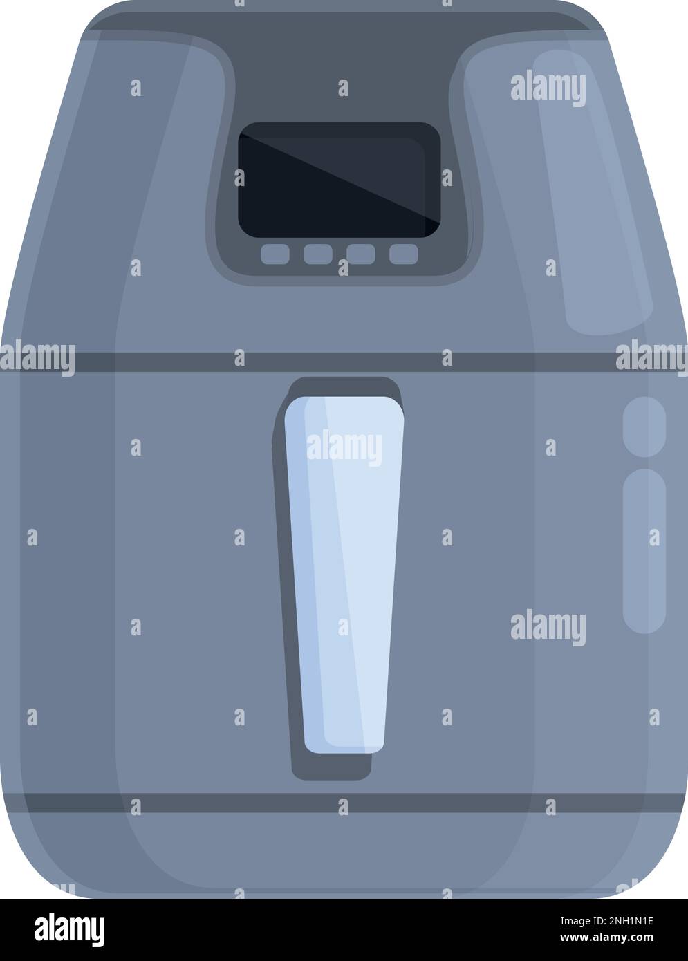 Air fryer design icon cartoon vector. Cook food. Cooking machine Stock ...