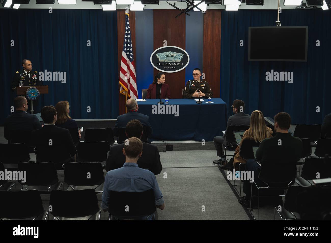 U.S. Central Command Chief Technology Officer Schuyler Moore and U.S ...