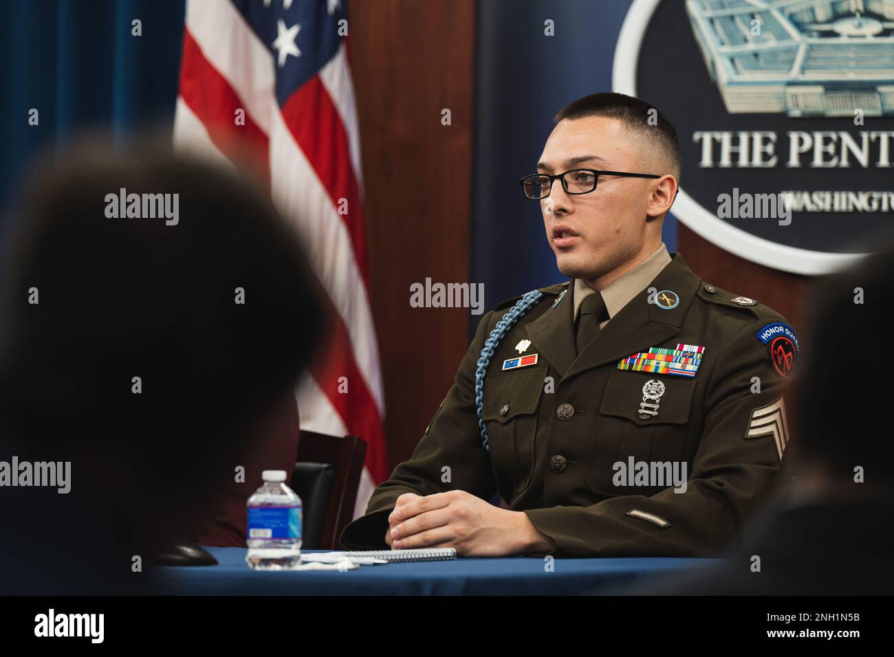 U.S. Central Command Chief Technology Officer Schuyler Moore and U.S ...
