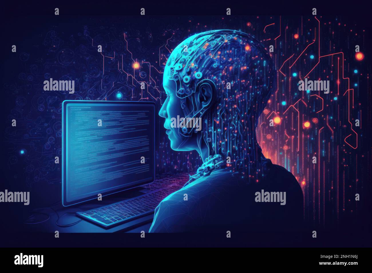 Modern generative ai hi-res stock photography and images - Alamy
