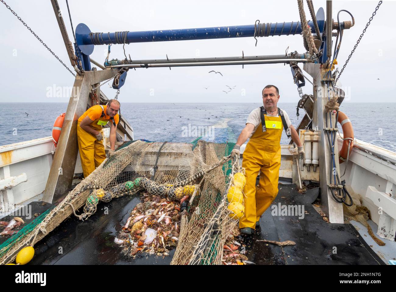 Trawl fishing has a long tradition in Mallorca Stock Photo - Alamy