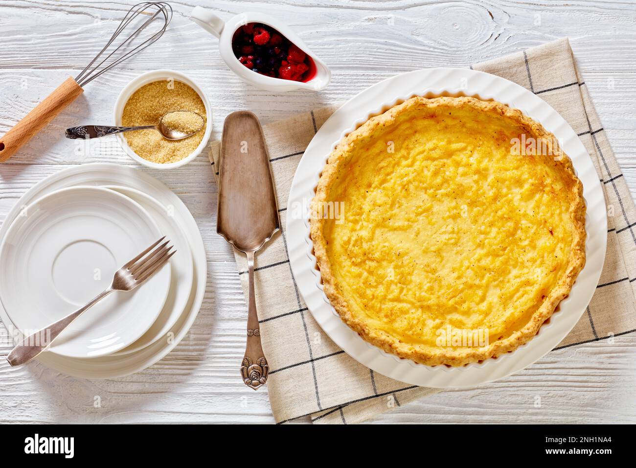 Classic chess pie pairs a traditional butter pie crust with a sweet ...