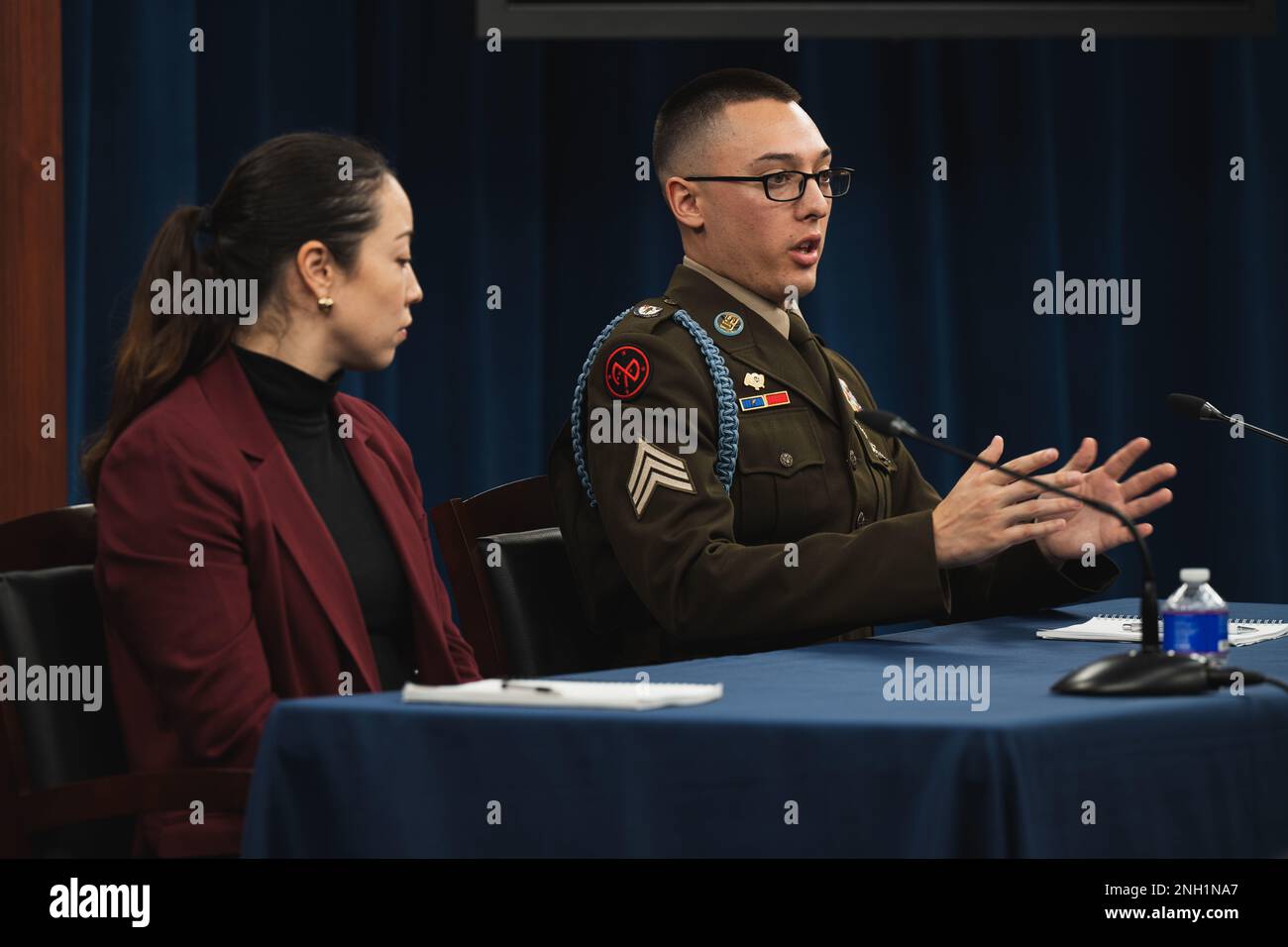 U.S. Central Command Chief Technology Officer Schuyler Moore and U.S ...