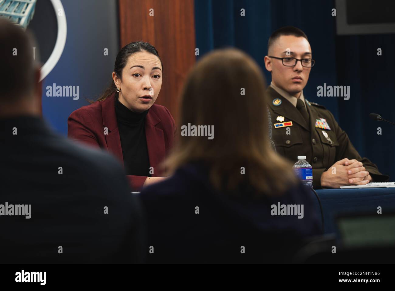 U.S. Central Command Chief Technology Officer Schuyler Moore and U.S ...