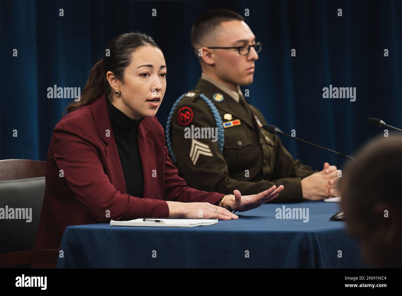 U.S. Central Command Chief Technology Officer Schuyler Moore and U.S ...