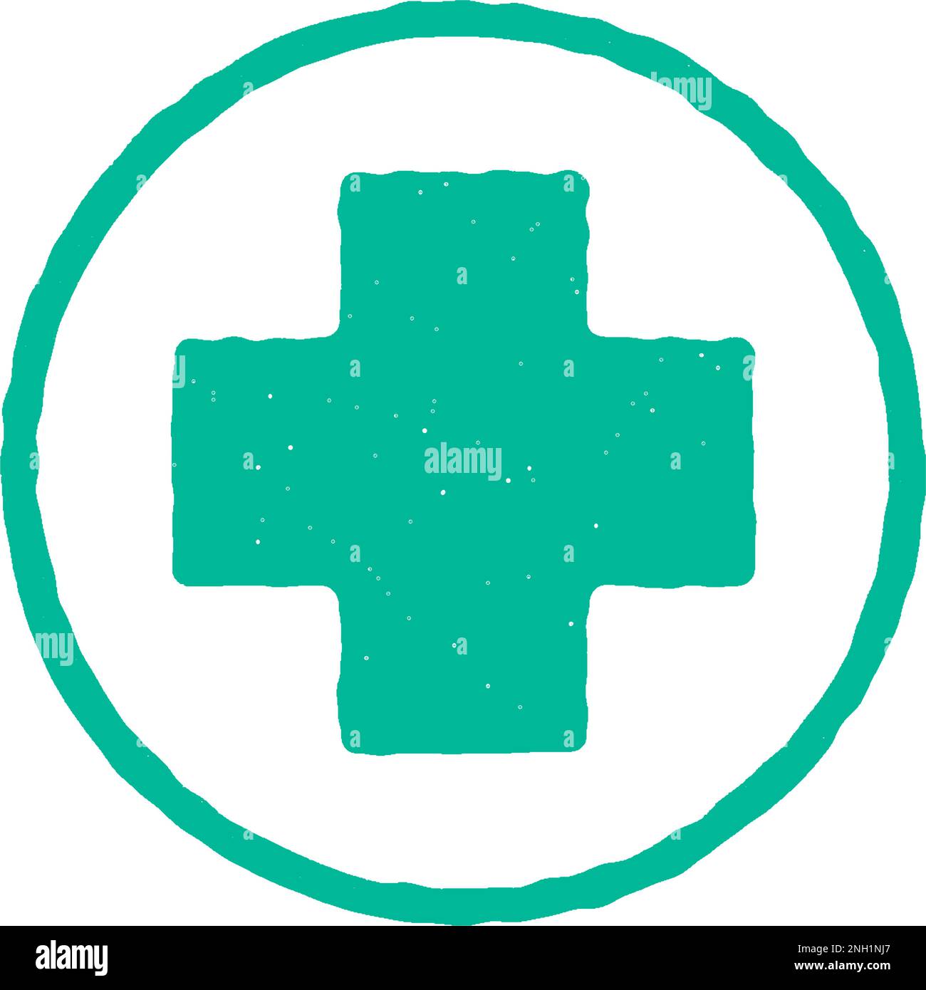 Green medical cross icon. Medicinal and pharmacy sign. Vector icon ...