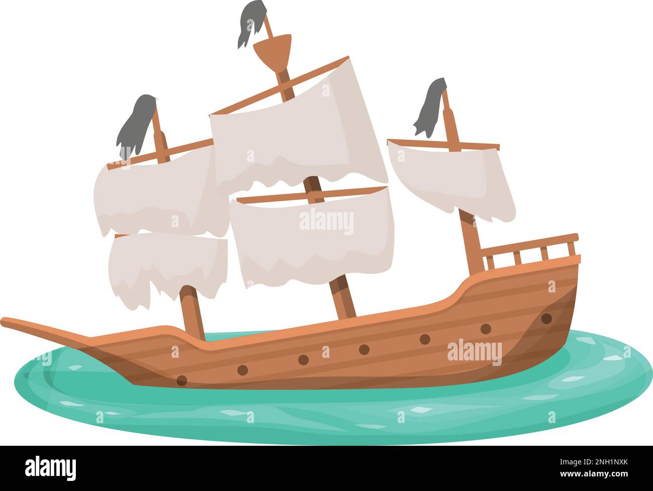 Abandoned wood boat Stock Vector Images - Alamy