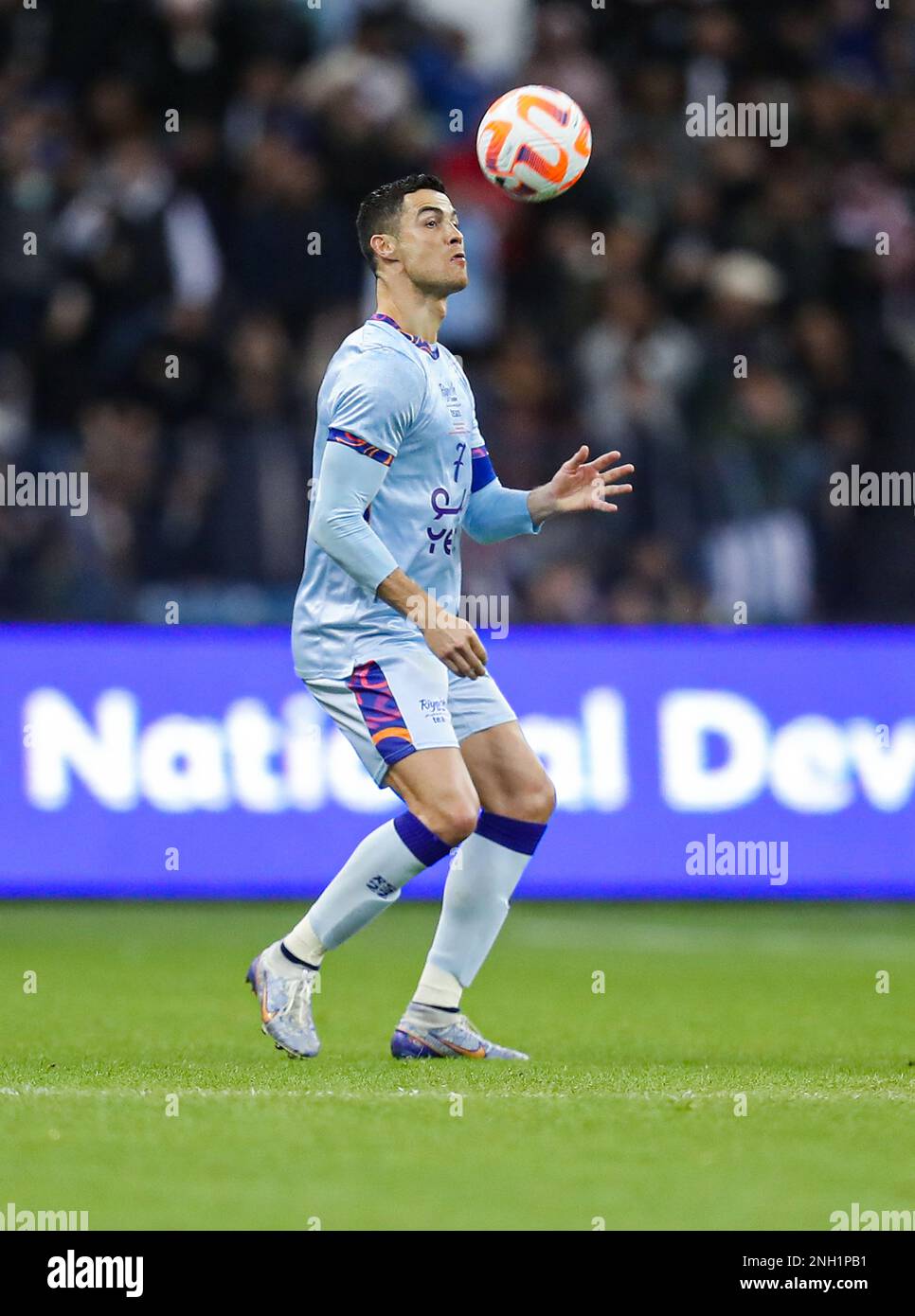 Cristiano Ronaldo in action during the Riyadh All-Star XI vs Paris ...