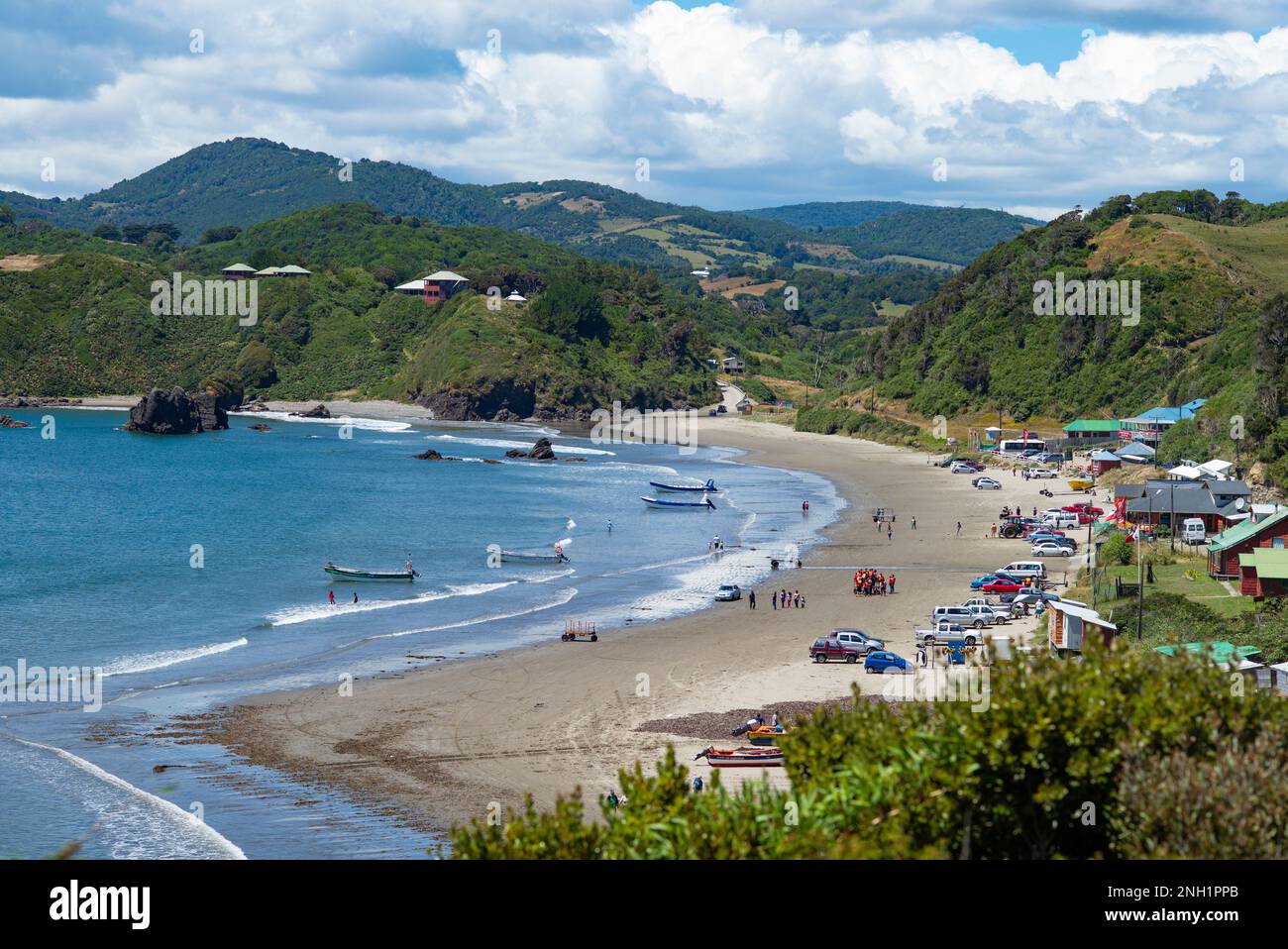 The coastline of Chiloe Island, Chile Stock Photo - Alamy