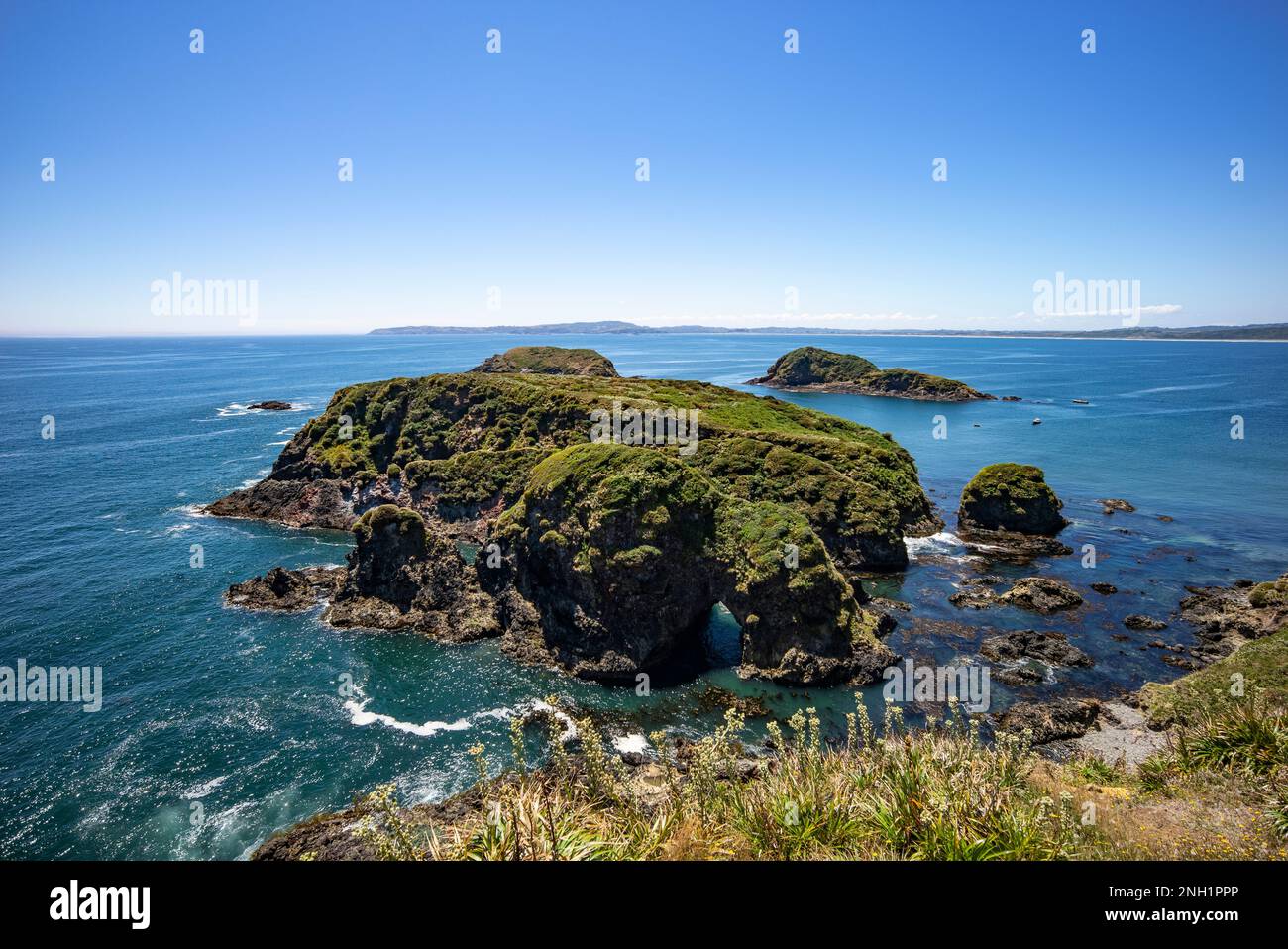 The coastline of Chiloe Island, Chile Stock Photo - Alamy