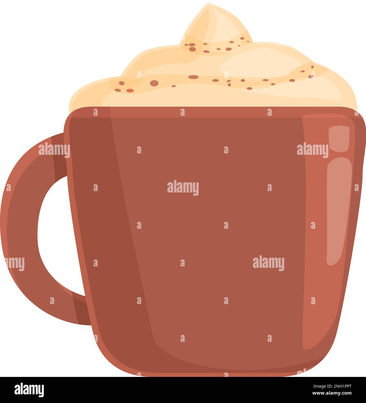 Spice latte icon cartoon vector. Fall pumpkin. Coffee drink Stock ...