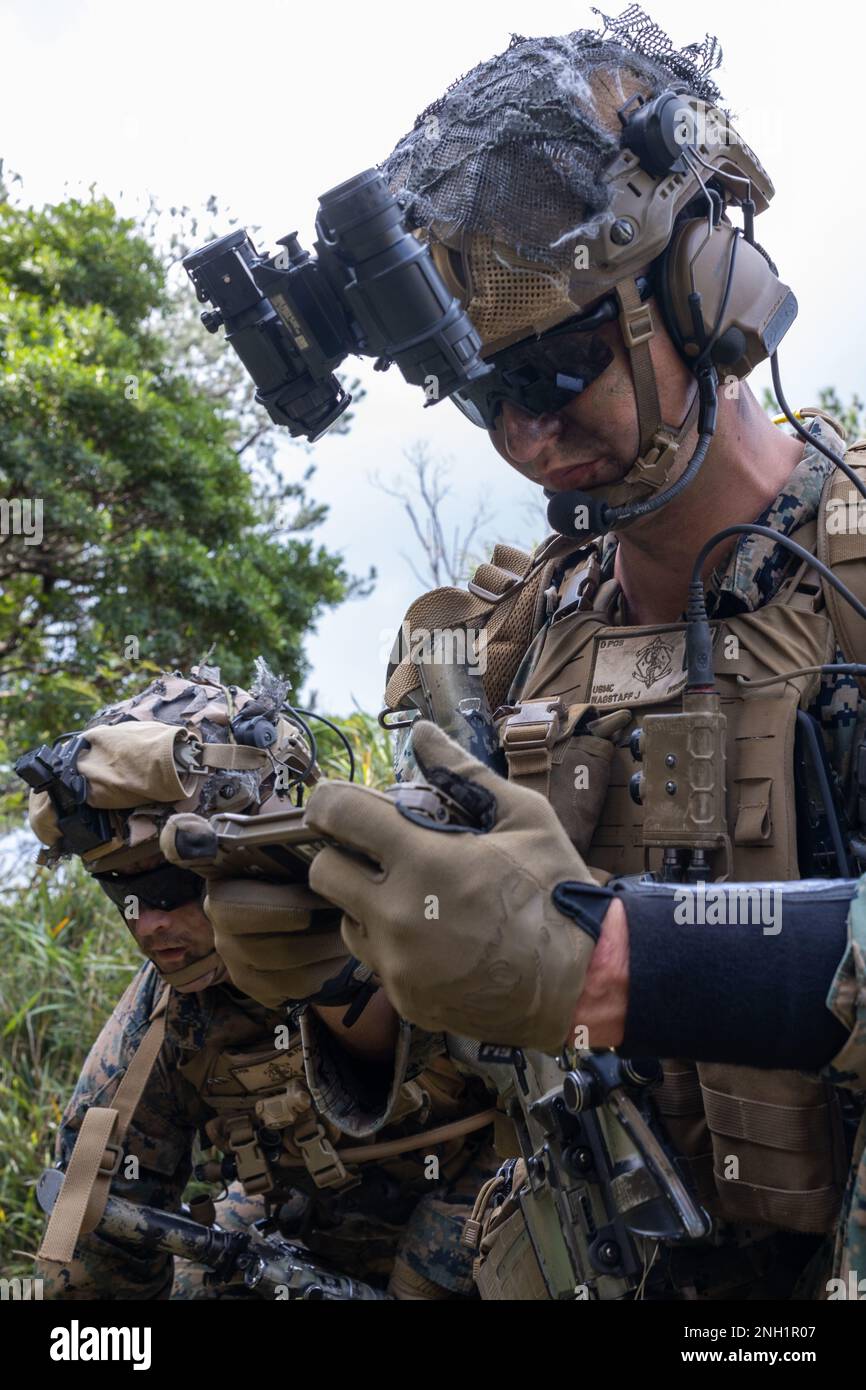 U.S. Marines 1st Lt. John Wagstaff, a platoon commander with Battalion ...