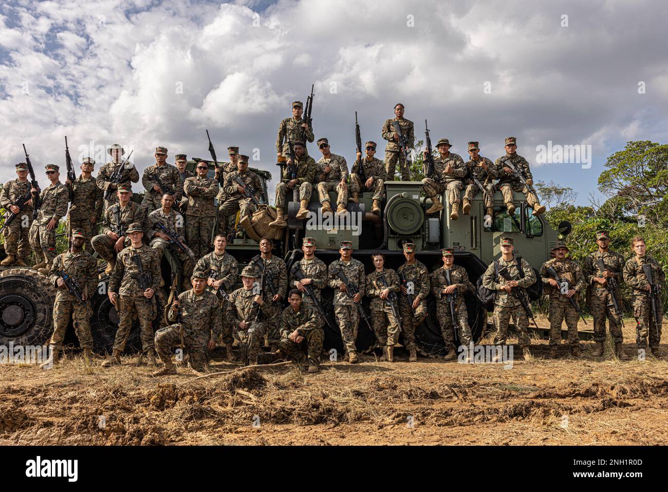 U.S. Marines with 3rd Landing Support Battalion, Combat Logistics ...