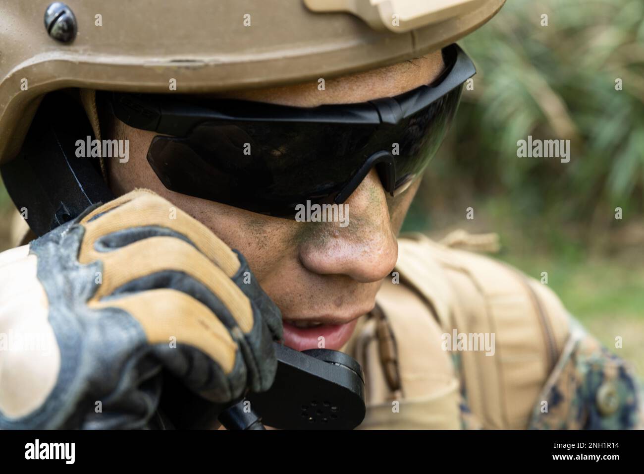 U.S. Marine Corps Sgt. Tyler Brees, a joint terminal air controller ...
