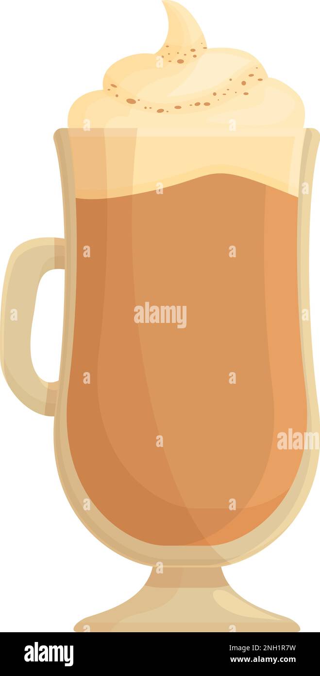 Pumpkin latte icon cartoon vector. Spice coffee. Fall drink Stock ...