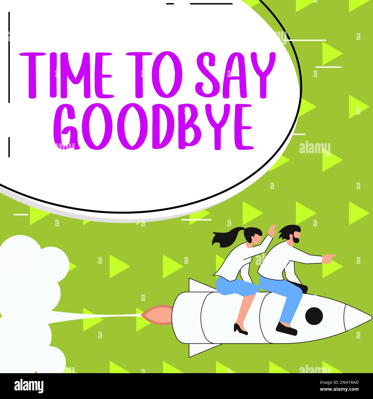 Text caption presenting Time To Say Goodbye. Business concept Bidding ...