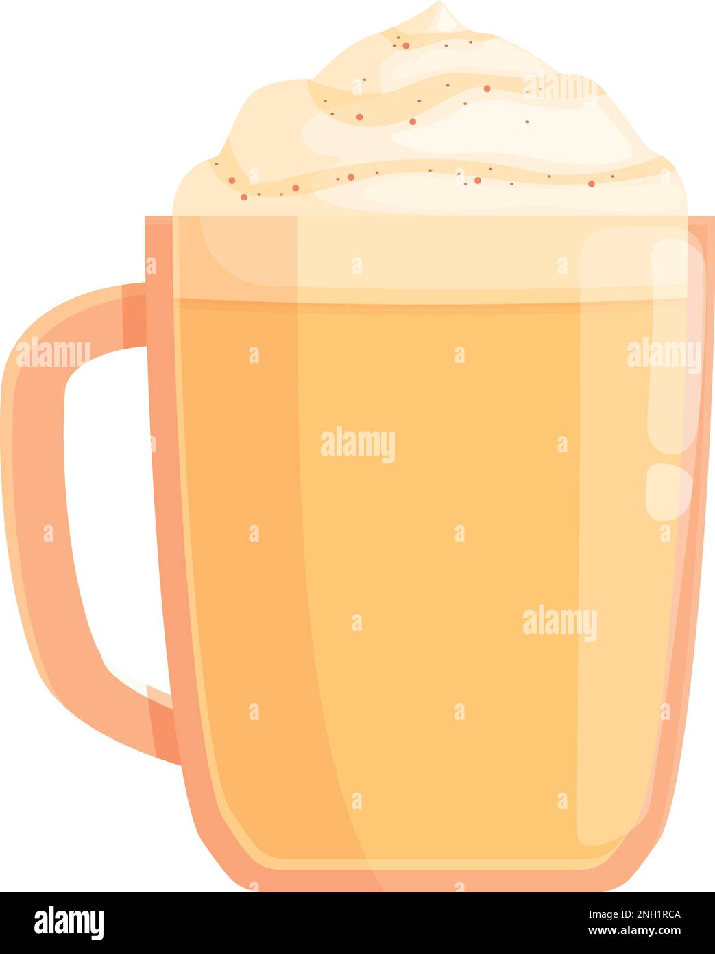 Espresso coffee pumpkin pie frappe Stock Vector Images - Alamy
