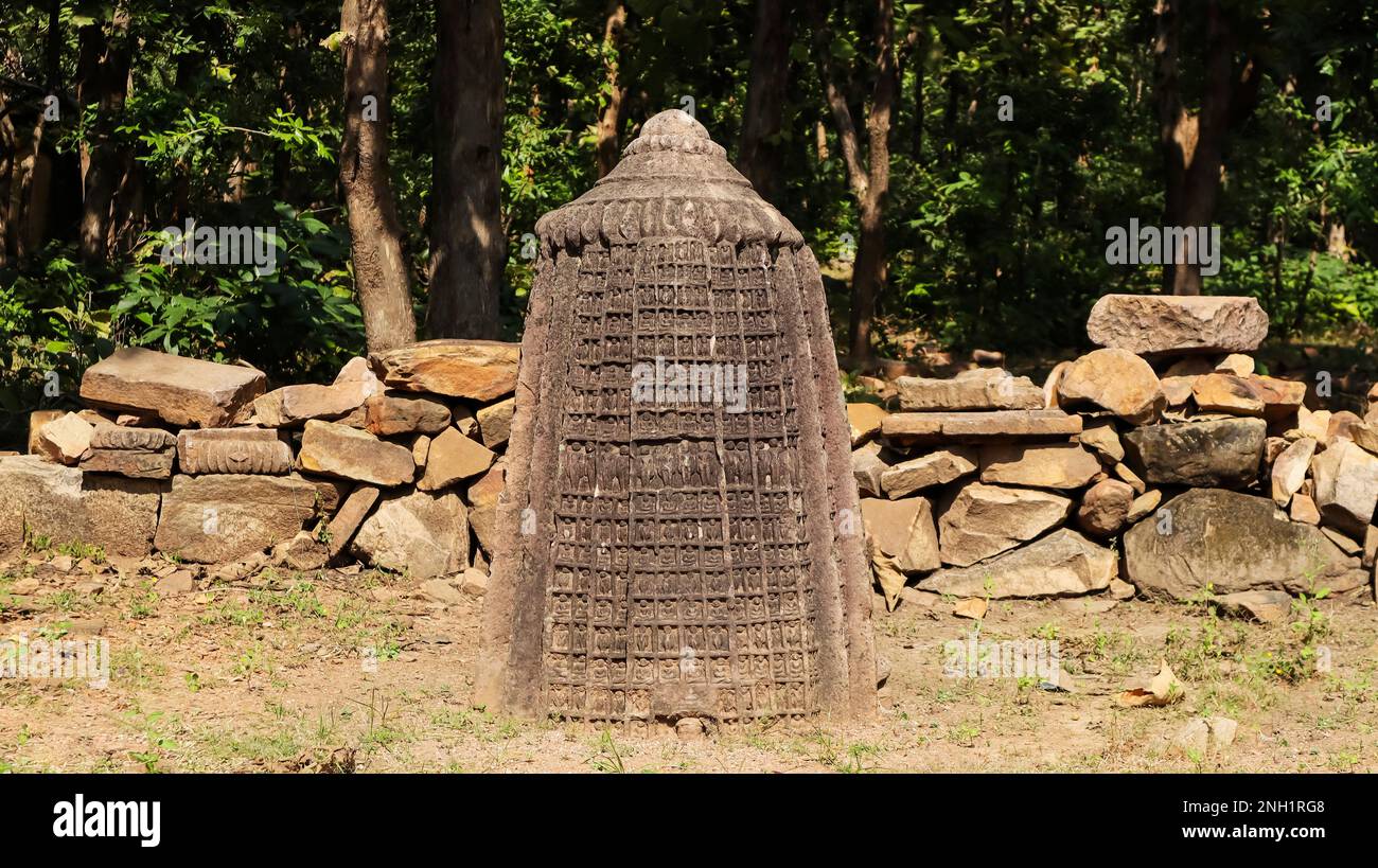 Remains of a magnificent Temple at Ajaygarh Fort, Panna, Madhya Pradesh ...