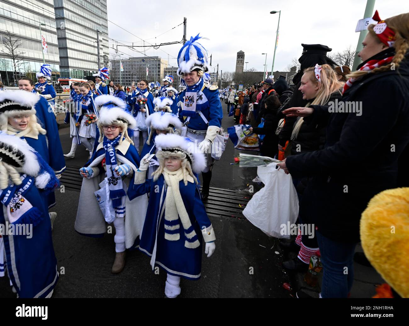 Cologne, Germany. 20th Feb, 2023. Participants of the Shrove Monday ...