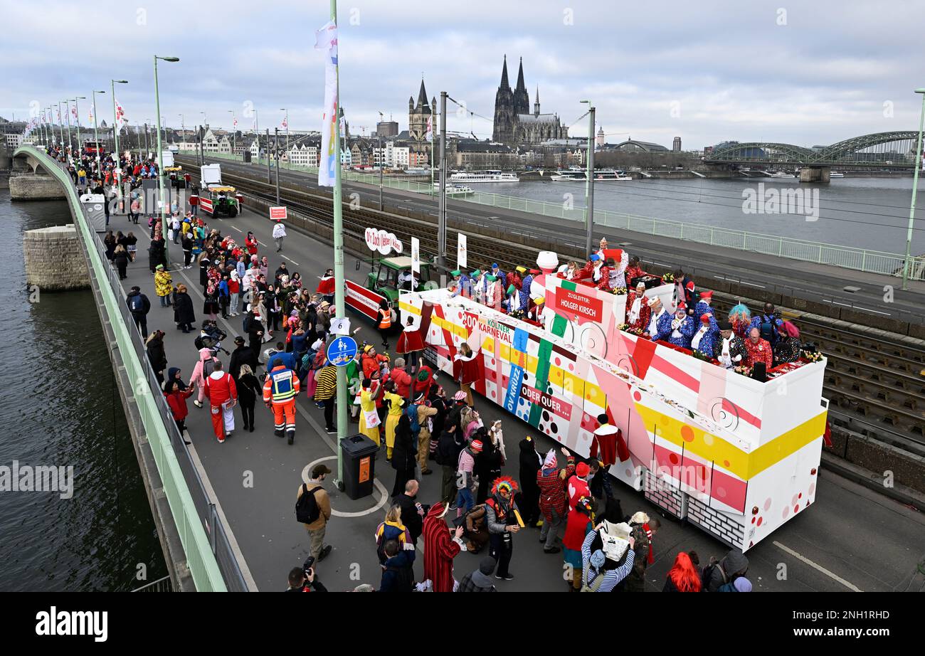 Cologne, Germany. 20th Feb, 2023. The carnival float of the ...