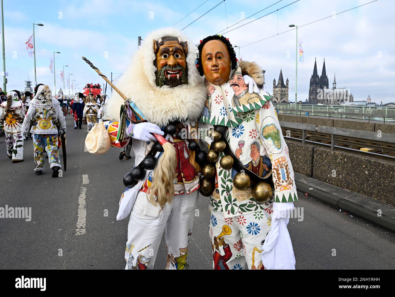 Cologne, Germany. 20th Feb, 2023. Participants of the Shrove Monday ...