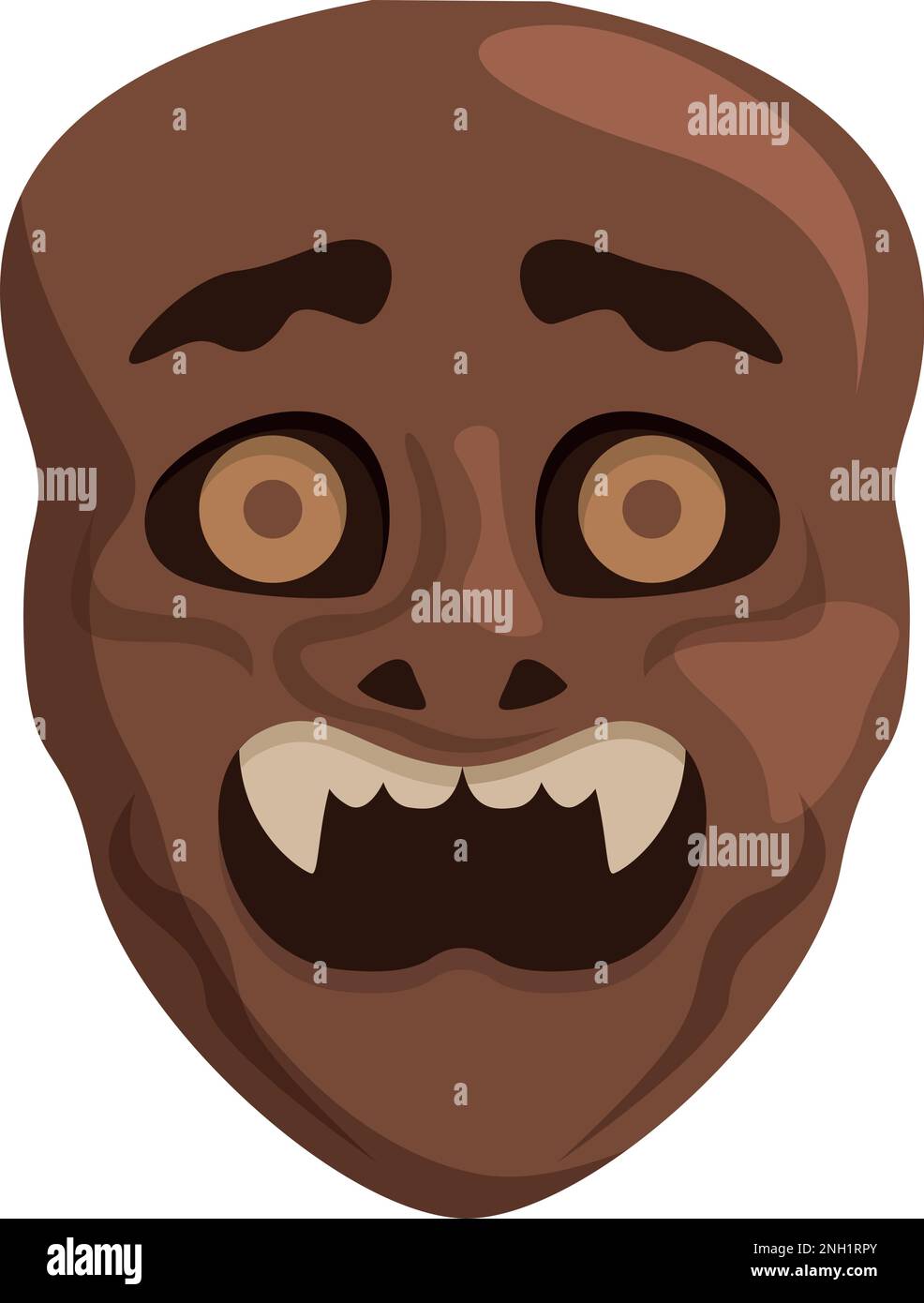 Kyogen mask Stock Vector Images - Alamy