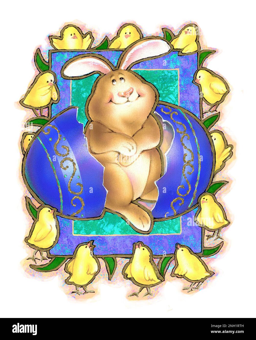 Rabbit in egg Cut Out Stock Images & Pictures - Alamy