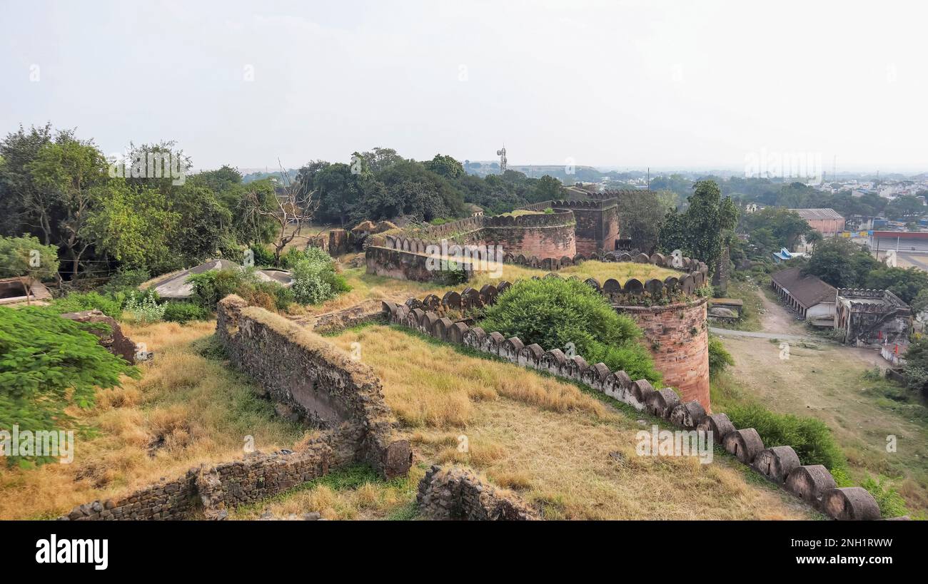 View of Ruined Fortress of Dhar Fort, Madhya Pradesh, India Stock Photo ...