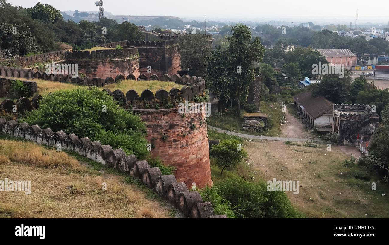 View of Ruined Fortress of Dhar Fort, Madhya Pradesh, India Stock Photo ...
