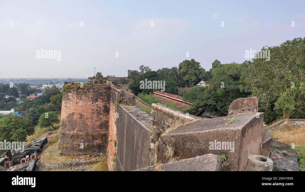 View of Ruined Fortress of Dhar Fort, Madhya Pradesh, India Stock Photo ...