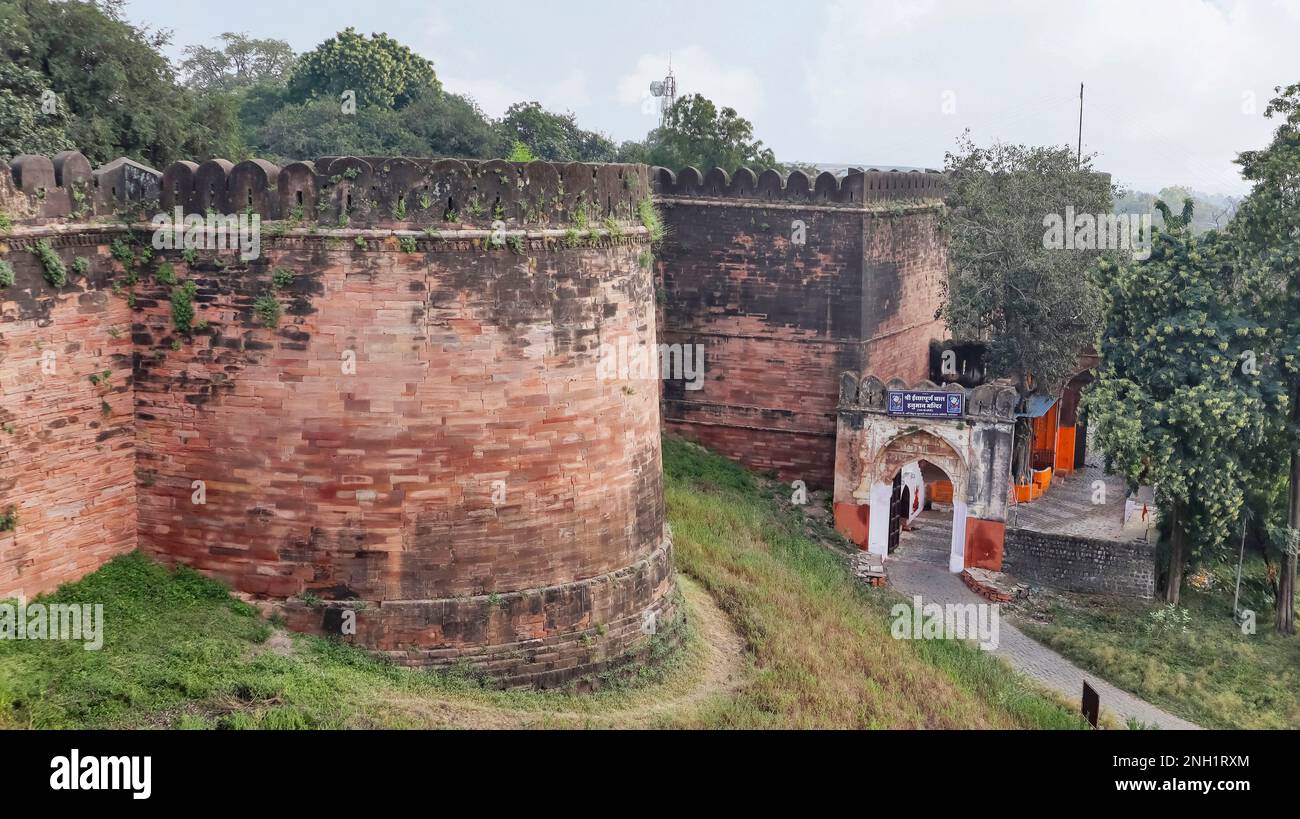 Top view of Fort Entrance and Fortress of Dhar Fort, Madhya Pradesh ...