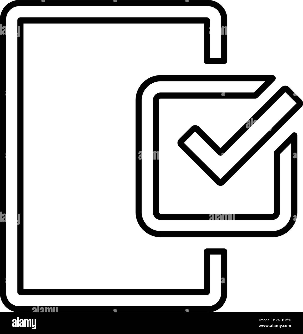 Document approval icon design template vector illustration for graphic ...