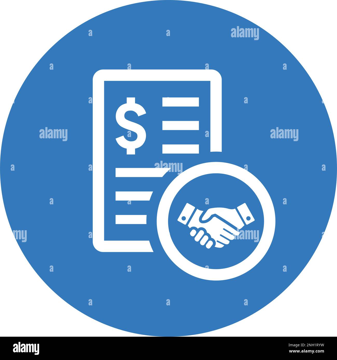 Business Agreement icon design template vector illustration for graphic ...