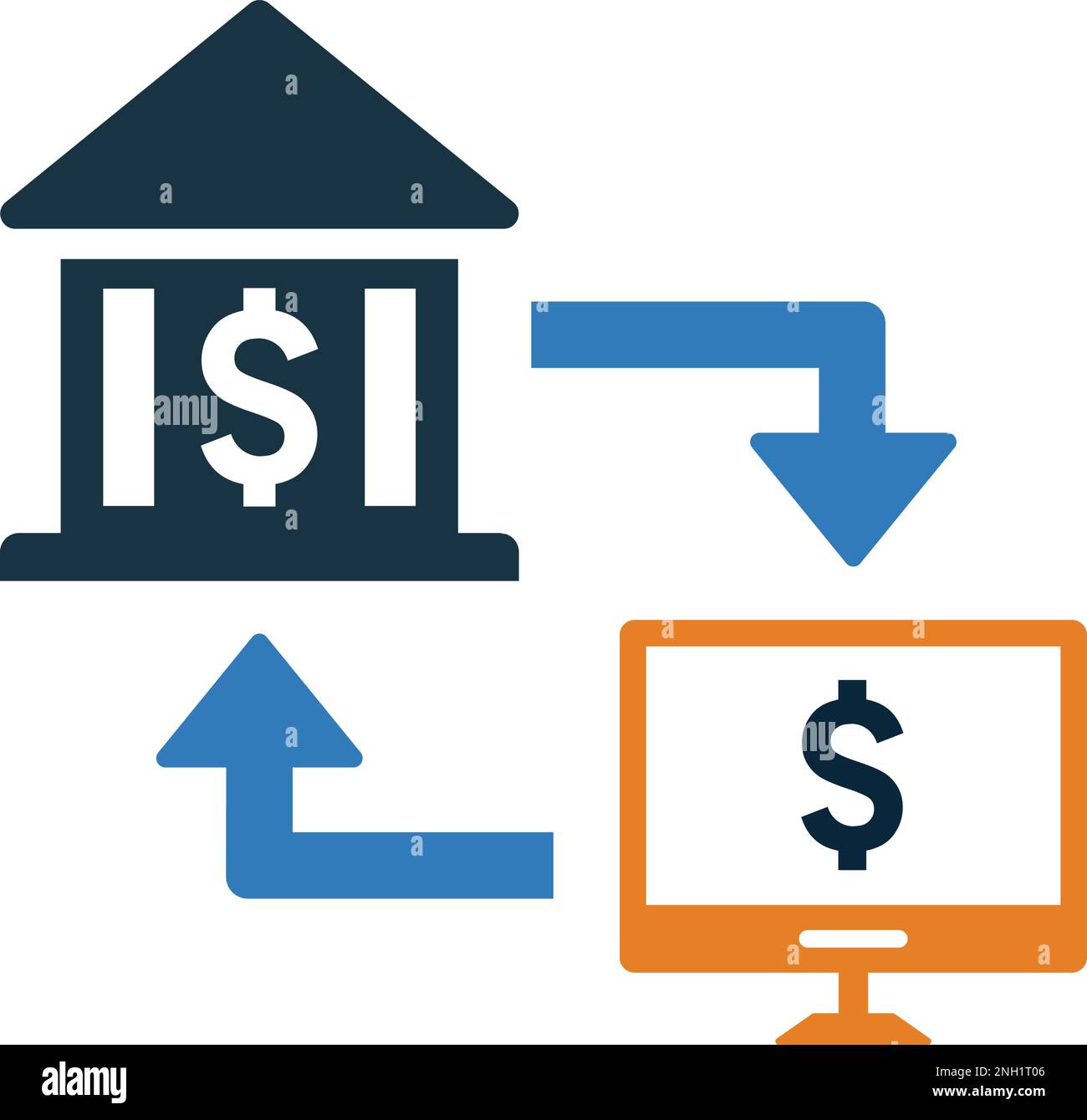 Bank Transaction icon design template vector illustration for graphic ...