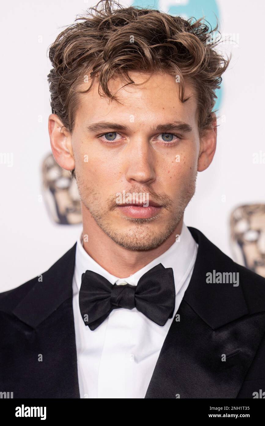 Austin Butler poses for photographers upon arrival at the 76th British ...